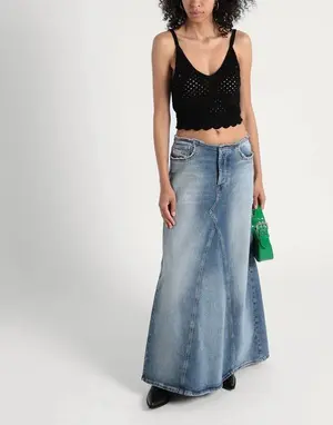 DIESEL® A-line Denim Skirt