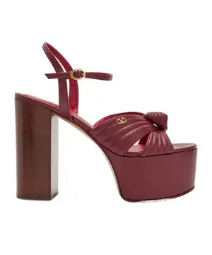 VALENTINO High-heel Strappy Leather Sandals
