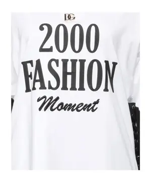 Dolce & Gabbana Two-tone T-shirt With Lace-up Detail