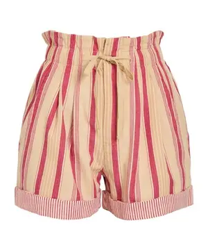 Isabel Marant Étoile Striped Cotton Shorts