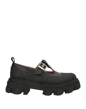 GANNI T-bar Buckled Flat Shoes