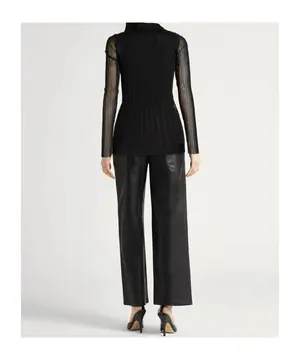 Sportmax Tulle Long Sleeve Top