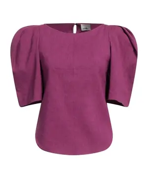 Isabel Marant Étoile Puff Sleeve Top - Red