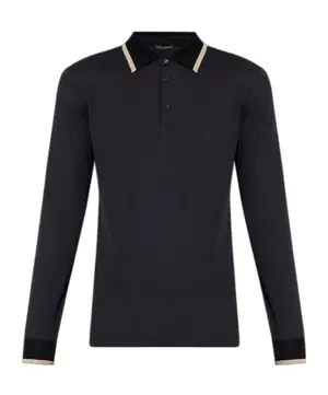 Dolce & Gabbana Long-sleeved Polo Shirt