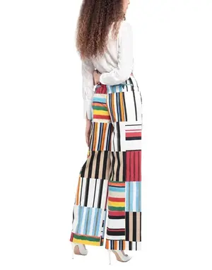 Dolce & Gabbana Striped Wide-leg Gabardine Trousers