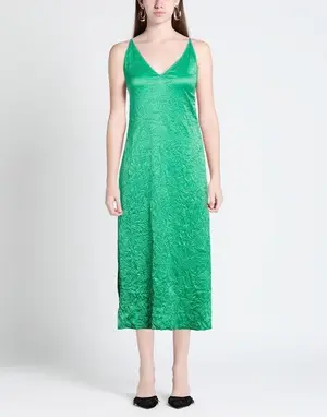 GANNI Crinkled Slip Dress
