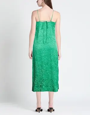 GANNI Crinkled Slip Dress