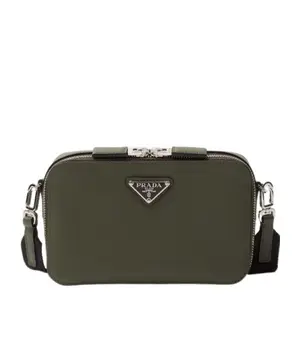 Prada Brique Saffiano Leather Bag - Green
