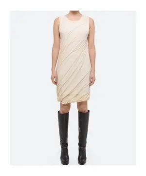Helmut Lang Bubble Sheer-overlay Dress