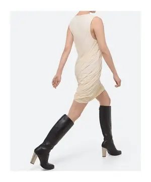 Helmut Lang Bubble Sheer-overlay Dress