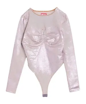 DIESEL® Metallic Denim Bodysuit