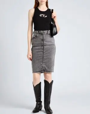 DIESEL® Colored Denim Midi Skirt