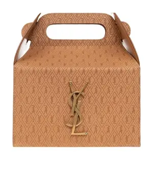 Saint Laurent Take-away Box Bag - Nude