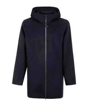 Aspesi Hooded Zip-up Coat