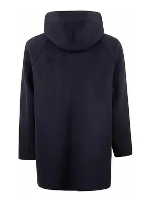 Aspesi Hooded Zip-up Coat