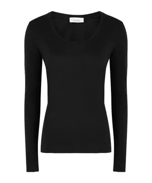 American Vintage Loose Cotton Top - Black