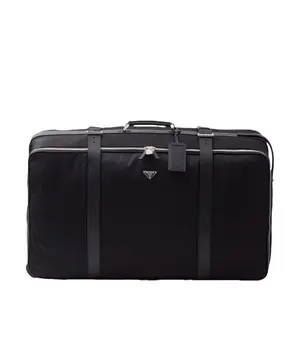 Prada Medium Re-nylon And Saffiano Leather Suitcase