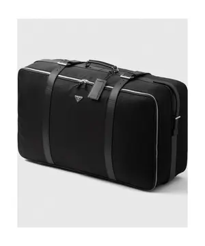 Prada Medium Re-nylon And Saffiano Leather Suitcase