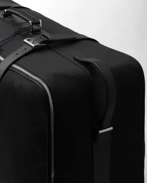 Prada Medium Re-nylon And Saffiano Leather Suitcase