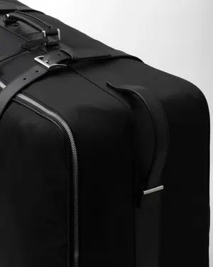 Prada Medium Re-nylon And Saffiano Leather Suitcase