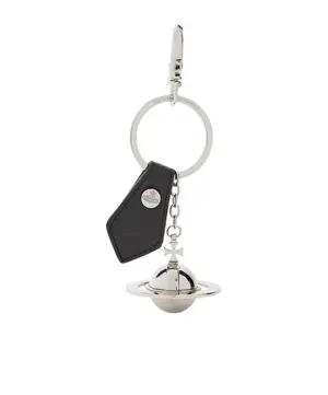 VIVIENNE WESTWOOD Metal Orb Pendant Keychain - White