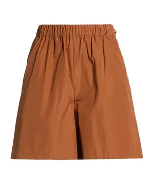 Max Mara Elasticated Bermuda Shorts - Brown