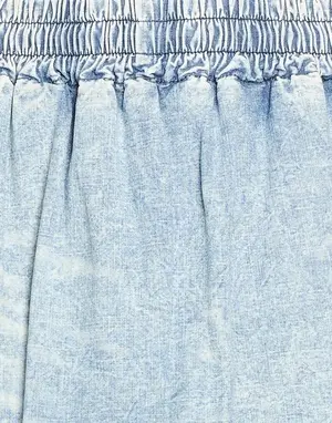DIESEL® Light Wash Denim Midi Skirt