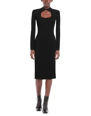 Dolce & Gabbana Solid Color Stretch Slim-fit Dress
