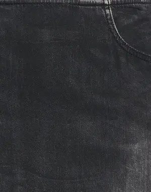 DIESEL® Asymmetrical Denim Mini Skirt