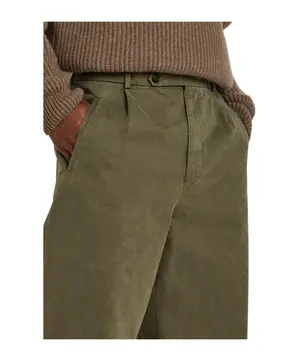 JIL SANDER Casual Pure Cotton Trousers