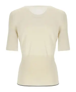 JOSEPH Contrasting-trim Crew Neck Jumper