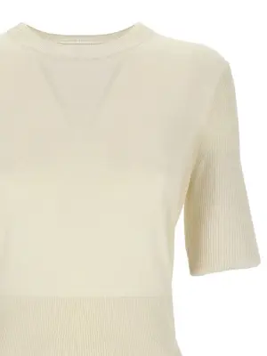 JOSEPH Contrasting-trim Crew Neck Jumper