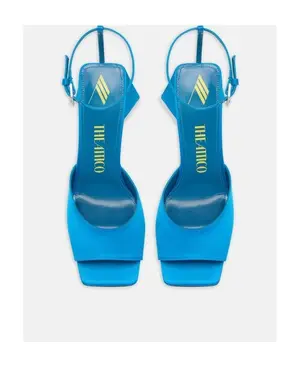 Attico Piper Open-toe High-heeled Sandals With Ankle Strap - Blue