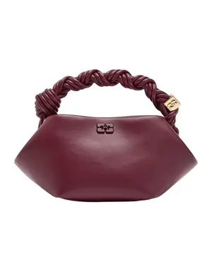 GANNI Solid-color Handbag - Red