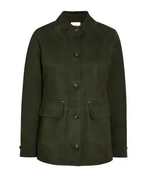 Vince Suede Jacket - Black