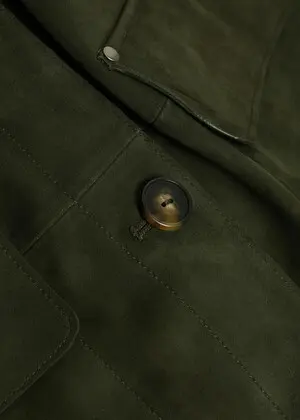 Vince Suede Jacket - Black