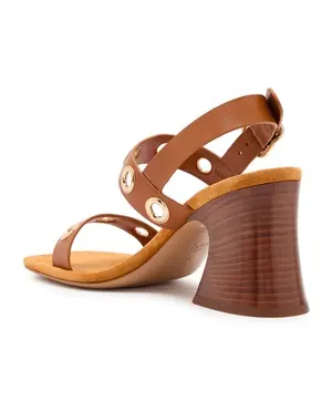 Chloé Eyelet-embellished Leather Sandals