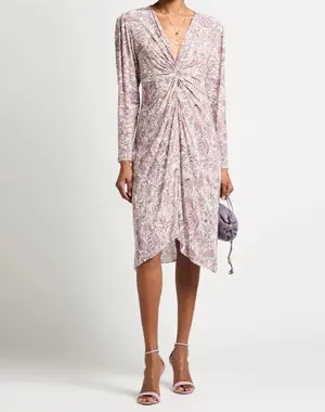 Isabel Marant Étoile Midi Dress With Long Sleeves And V-neck