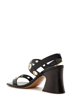Chloé Janis 80 Eyelet-embellished Leather Sandals