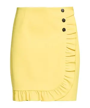 Tory Burch Ruffled Skirt With Snap Button Detail