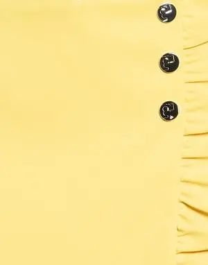 Tory Burch Ruffled Skirt With Snap Button Detail