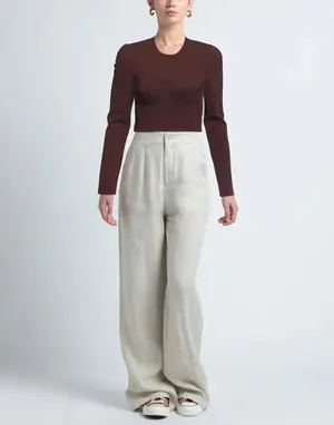 Dolce & Gabbana Solid Color Long Sleeve Top