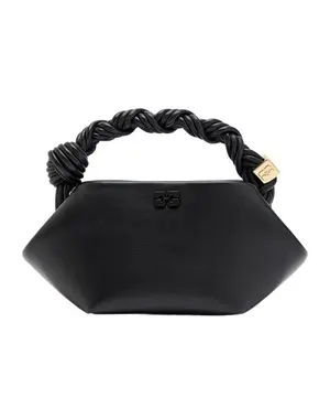 GANNI Solid-color Handbag - Black