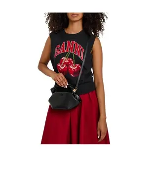 GANNI Solid-color Handbag
