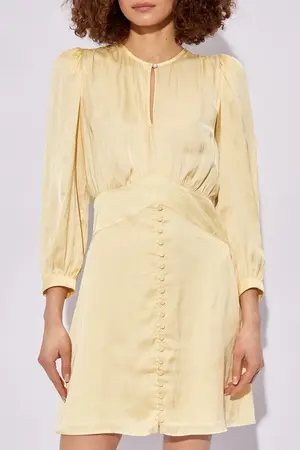 Zadig&Voltaire Rhodri Pleat Detailed Mini Dress