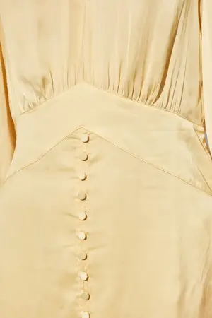 Zadig&Voltaire Rhodri Pleat Detailed Mini Dress