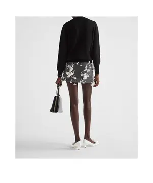 Prada Long-sleeved Crewneck Knitted Jumper