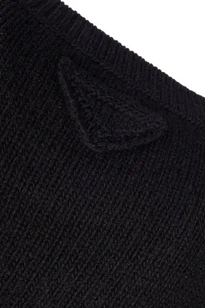 Prada Long-sleeved Crewneck Knitted Jumper