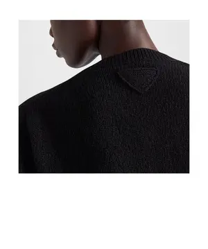 Prada Long-sleeved Crewneck Knitted Jumper