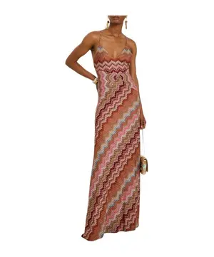 Missoni Snake Print Knit Maxi Dress